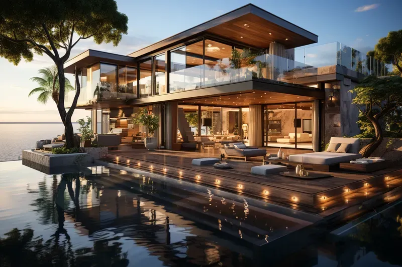 Lifelike Modern Architectural Renders Midjourney Prompt | PromptBase