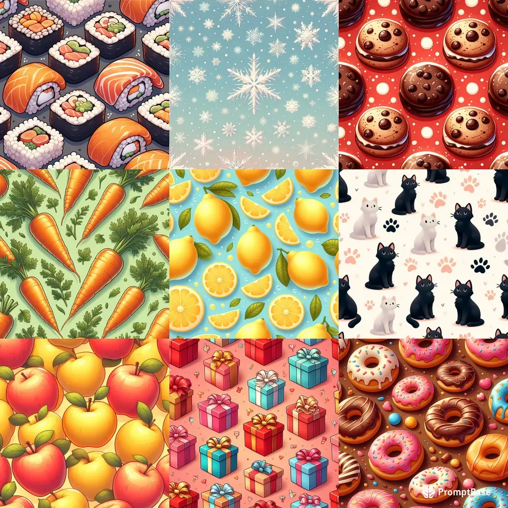 Seamless Cartoon Patterns DALL·E Prompt | PromptBase
