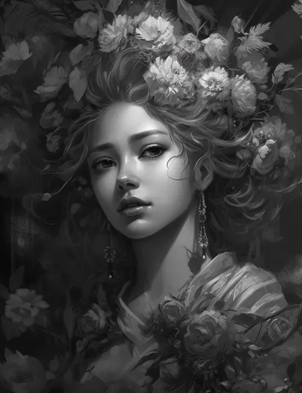 Silver Realistic Portraits Midjourney Prompt | PromptBase