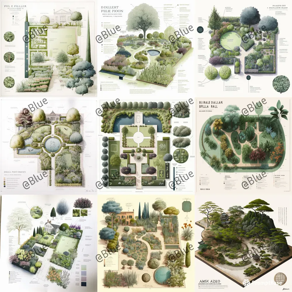 Garden Design Ideas Midjourney Prompt | PromptBase