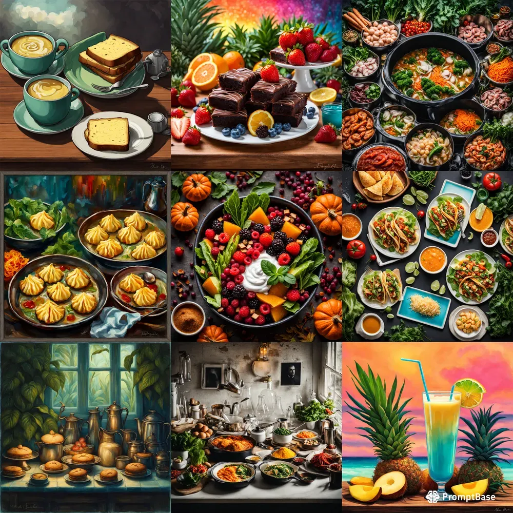 Cuisines And Cooking Stable Diffusion Prompt | PromptBase