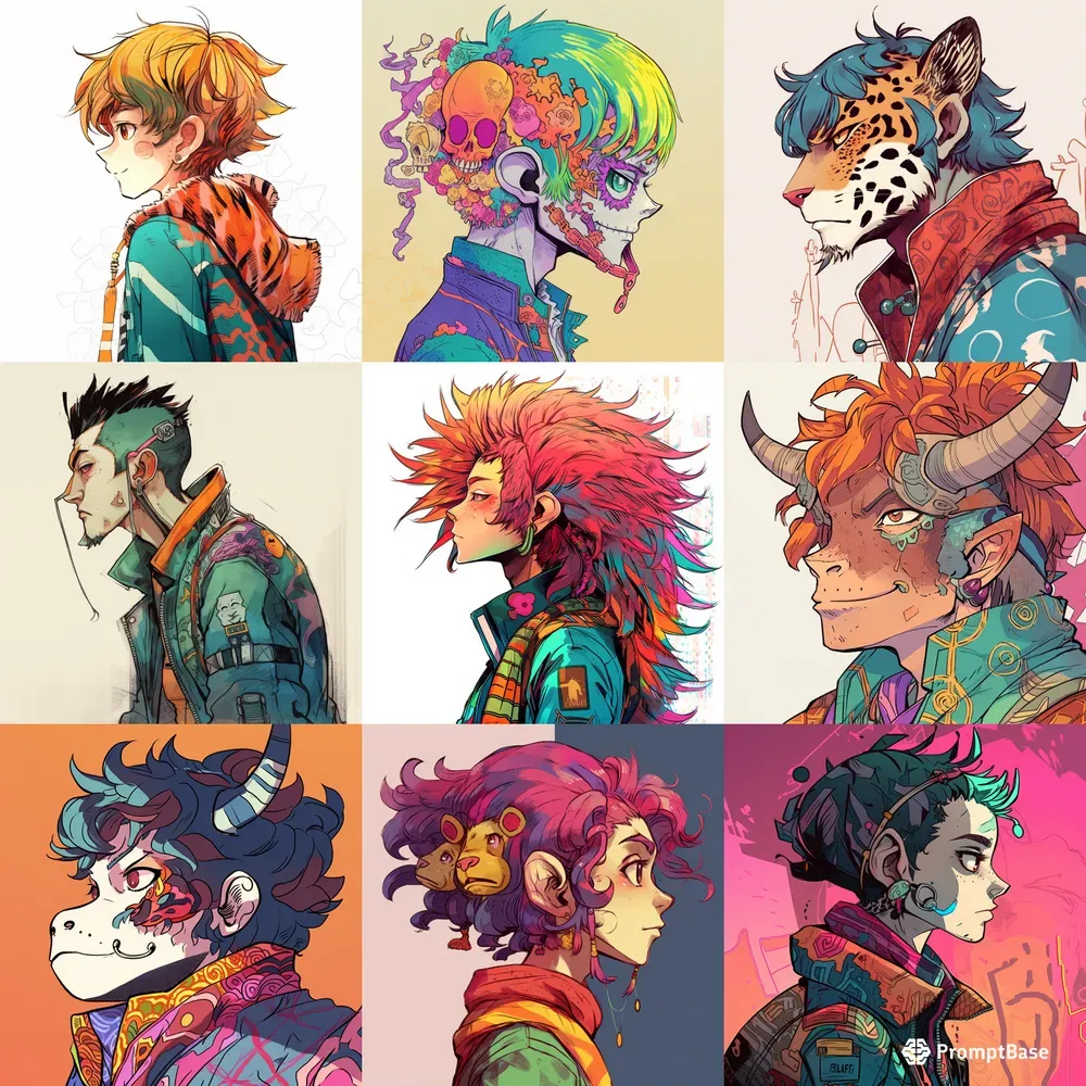 Anthropomorphic Pfp Avatars Midjourney Prompt | PromptBase