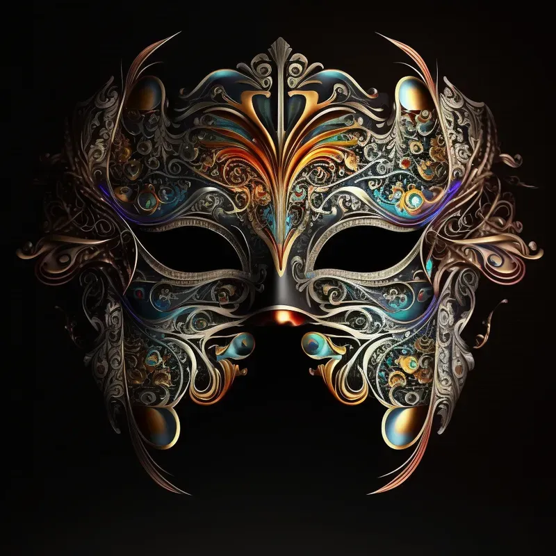 Thematic Masquerade Mask Designs Midjourney Prompt | PromptBase