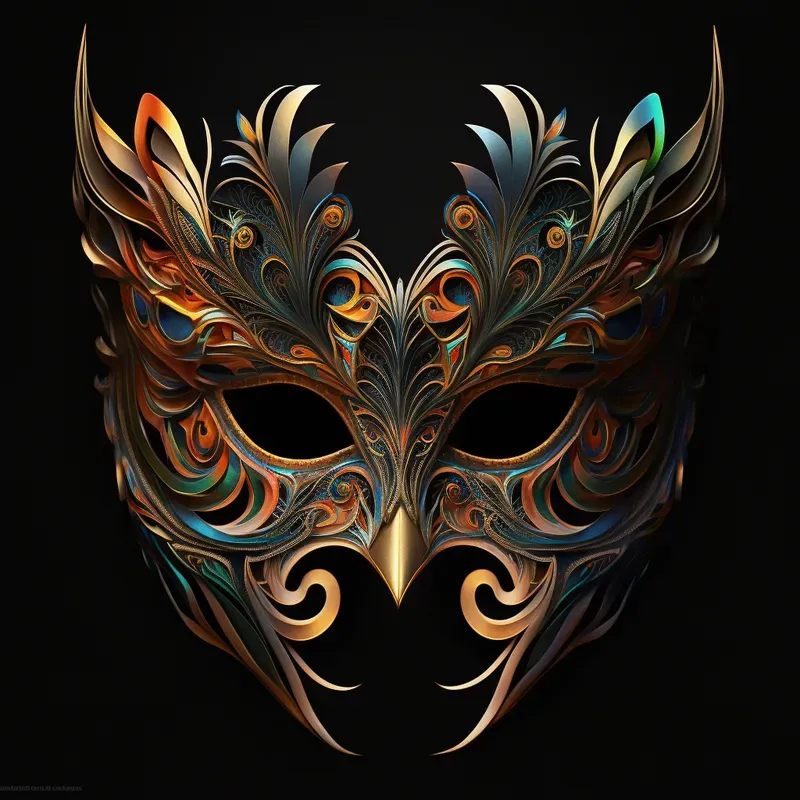 Thematic Masquerade Mask Designs Midjourney Prompt | PromptBase