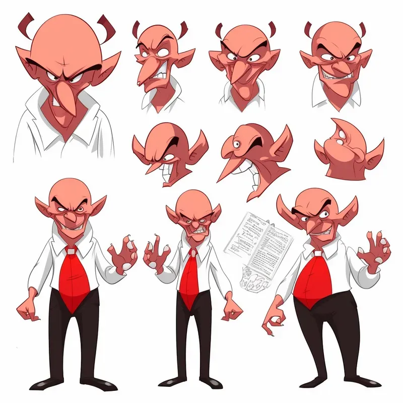 Character Concept Sheets Midjourney Prompt | PromptBase