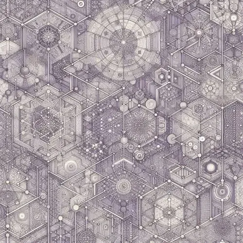 Complex Geometry Wallpaper App | PromptBase