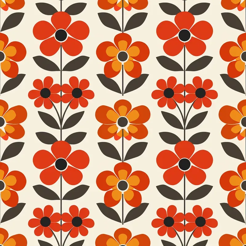 1960s Wallpaper Patterns Midjourney Prompt | PromptBase