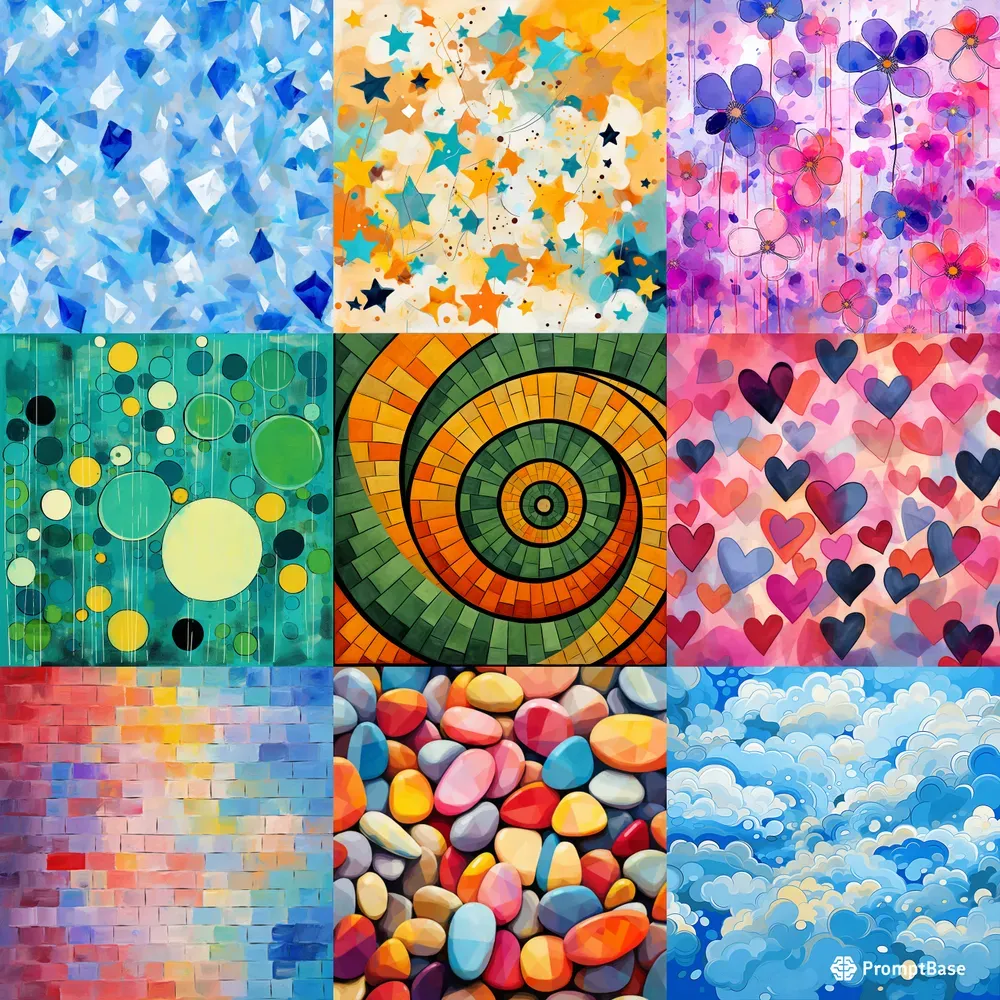 Joyful Abstract Patterns Midjourney Prompt | PromptBase
