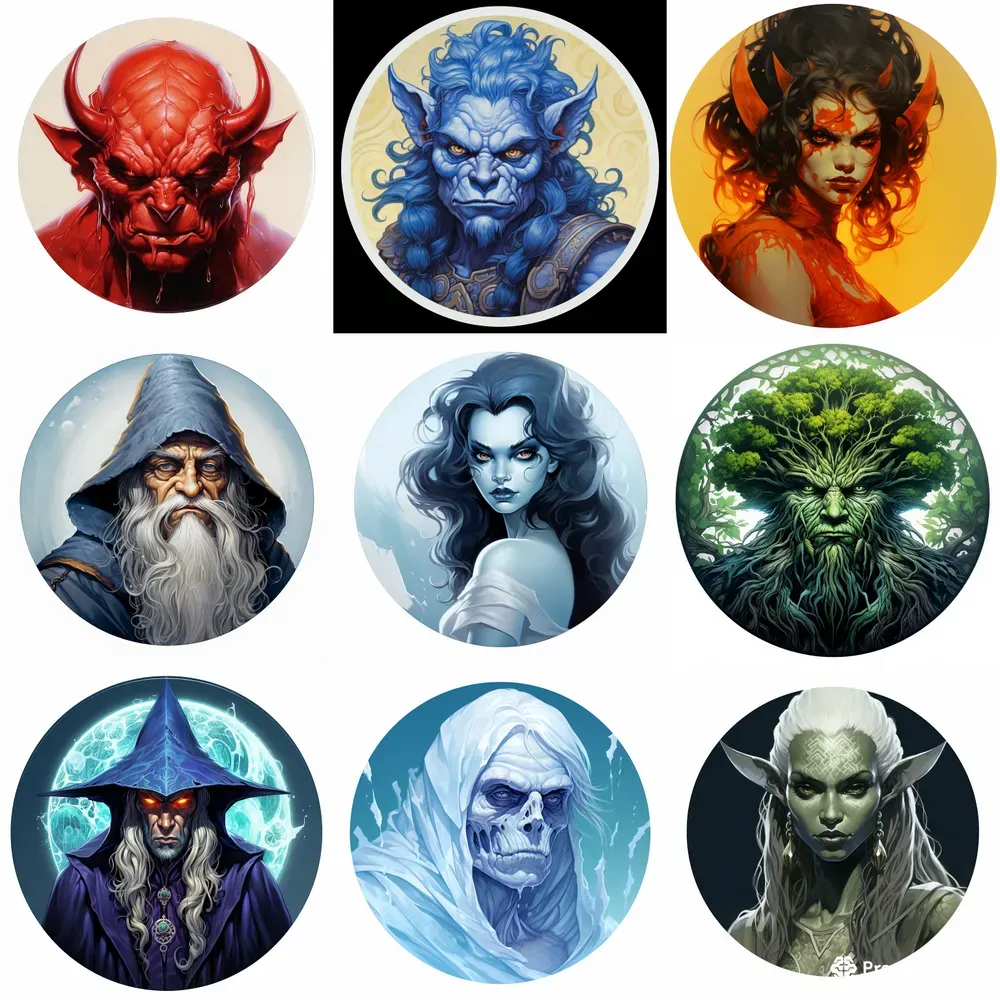 Fantasy Character Profile Pictures Midjourney Prompt | PromptBase