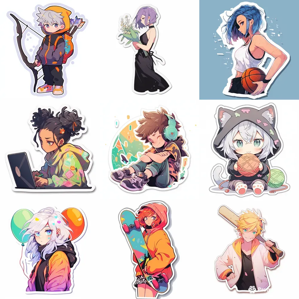 Cute Graffiti Diecut Stickers Midjourney Prompt | PromptBase