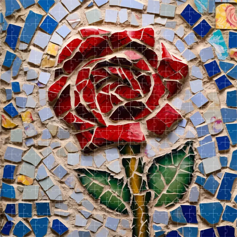 Antoni Gaud Trencadis Mosaic Art Midjourney Prompt | PromptBase