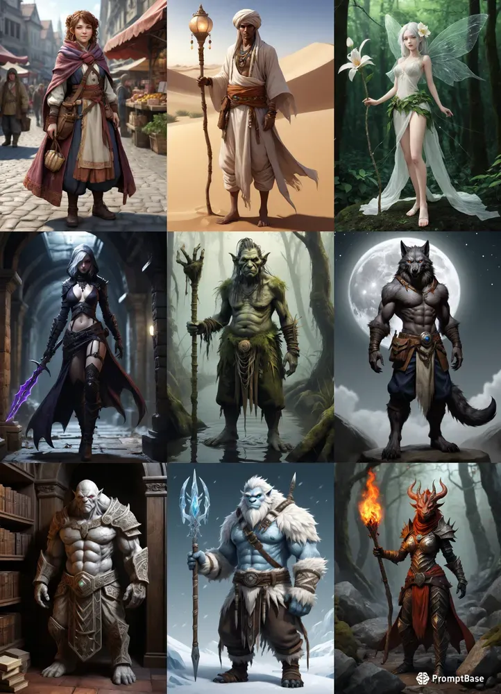 RPG Characters Stable Diffusion Prompt | PromptBase