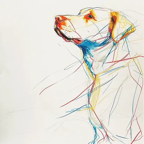 Simple Abstract Pencil Line Sketches App | PromptBase