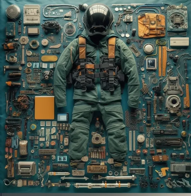 Character Armor Breakdown Blueprints Midjourney Prompt | PromptBase