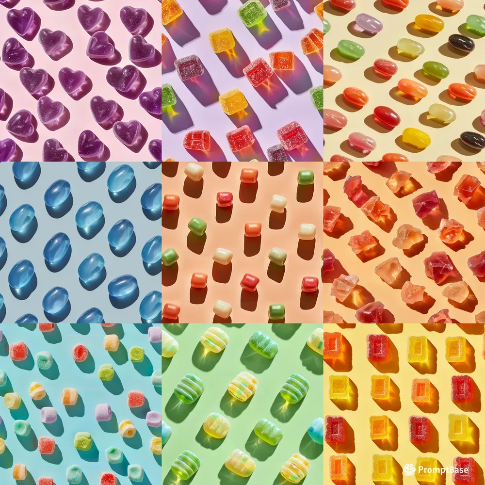 Seamless Patterns Cute Sweets Patterns Midjourney Prompt | PromptBase