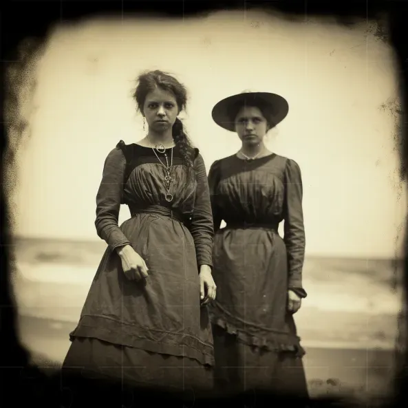 Vintage Old Pictures And Portraits Midjourney Prompt | PromptBase