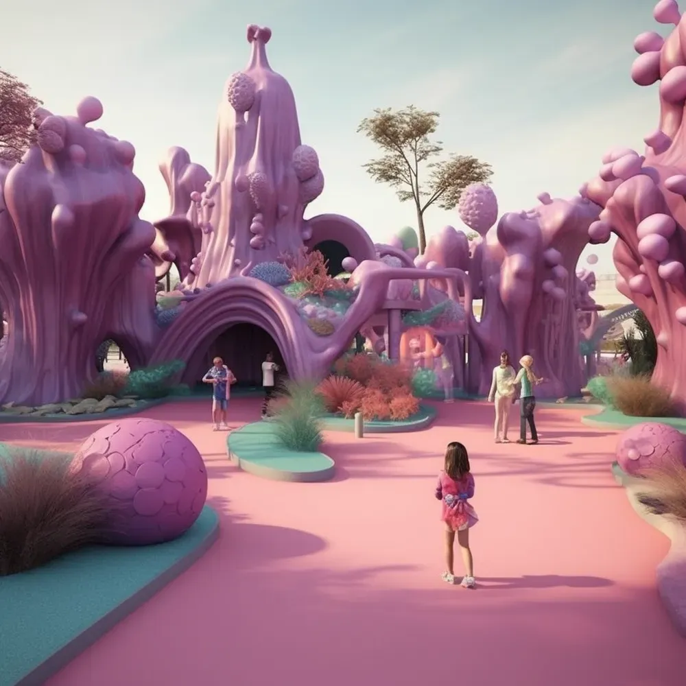Immersive Urban Playgrounds For Children Midjourney Prompt | PromptBase