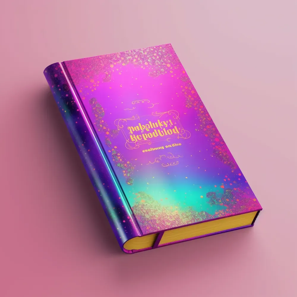 Foil Embossed Book Covers With Labels Midjourney Prompt | PromptBase