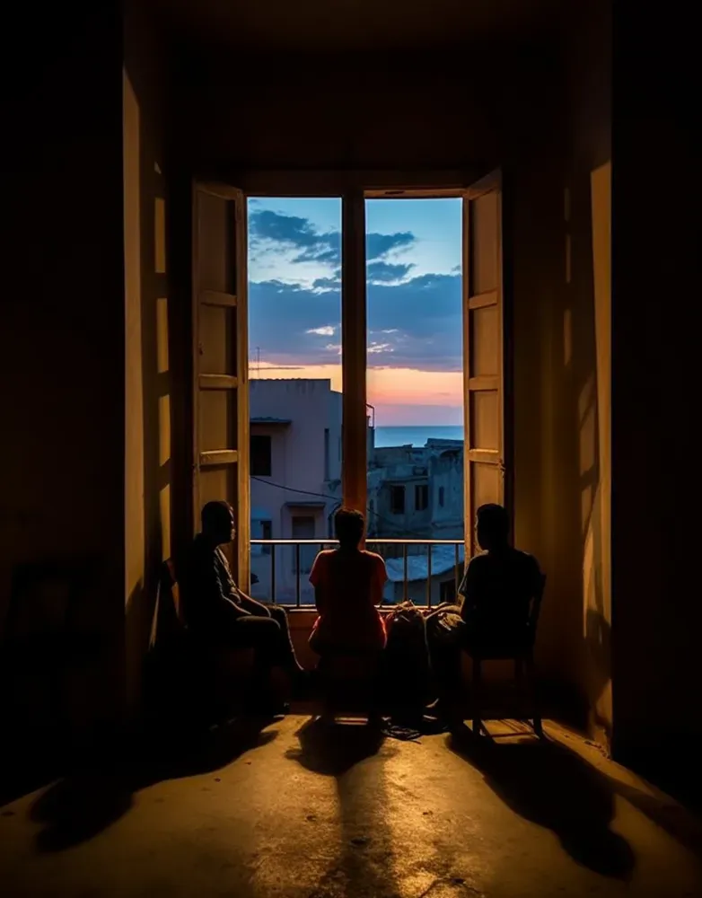 Beautiful Views From Windows With You Midjourney Prompt | PromptBase