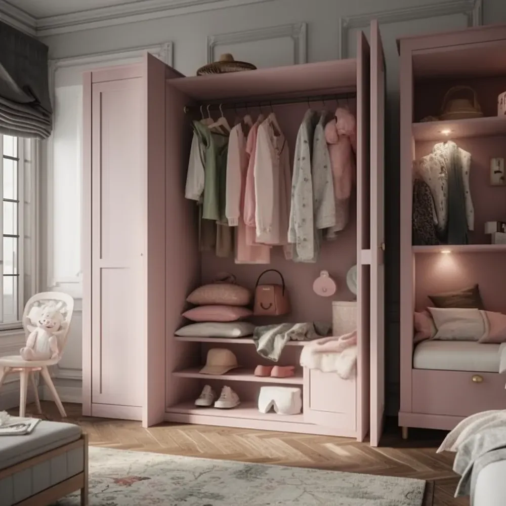 Beautiful Wardrobe Setting Ideas Midjourney Prompt | PromptBase