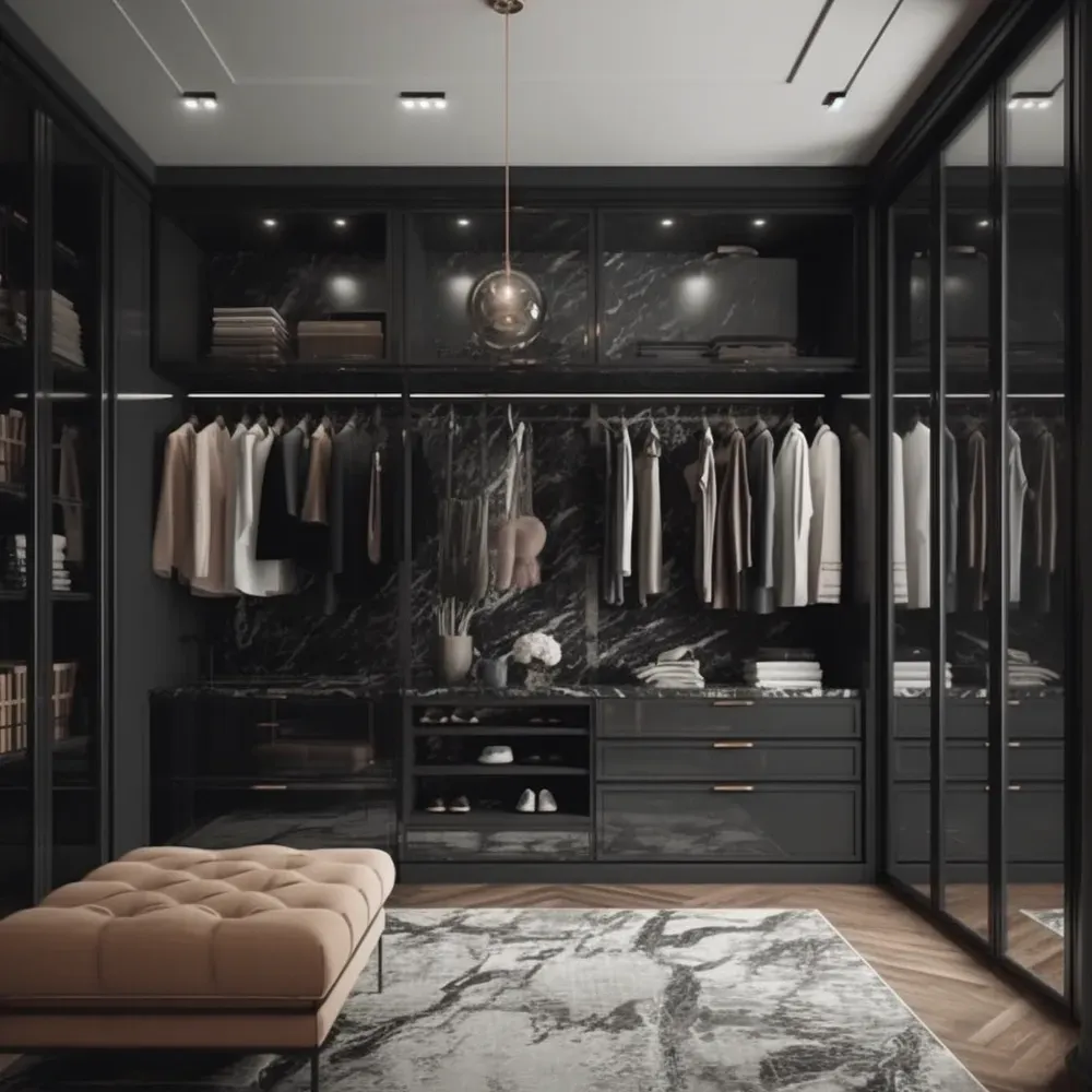 Beautiful Wardrobe Setting Ideas Midjourney Prompt | PromptBase