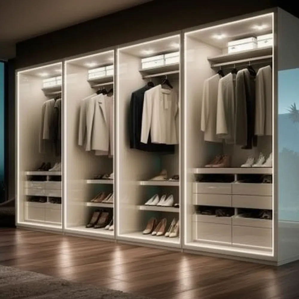 Beautiful Wardrobe Setting Ideas Midjourney Prompt | PromptBase