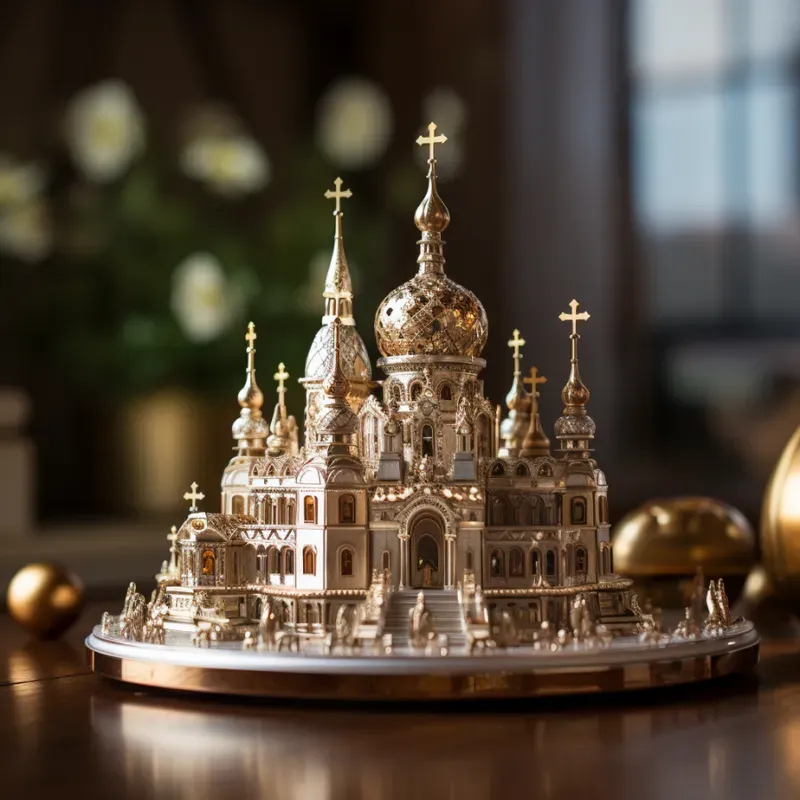 Famous Buildings Miniatures Midjourney Prompt | PromptBase