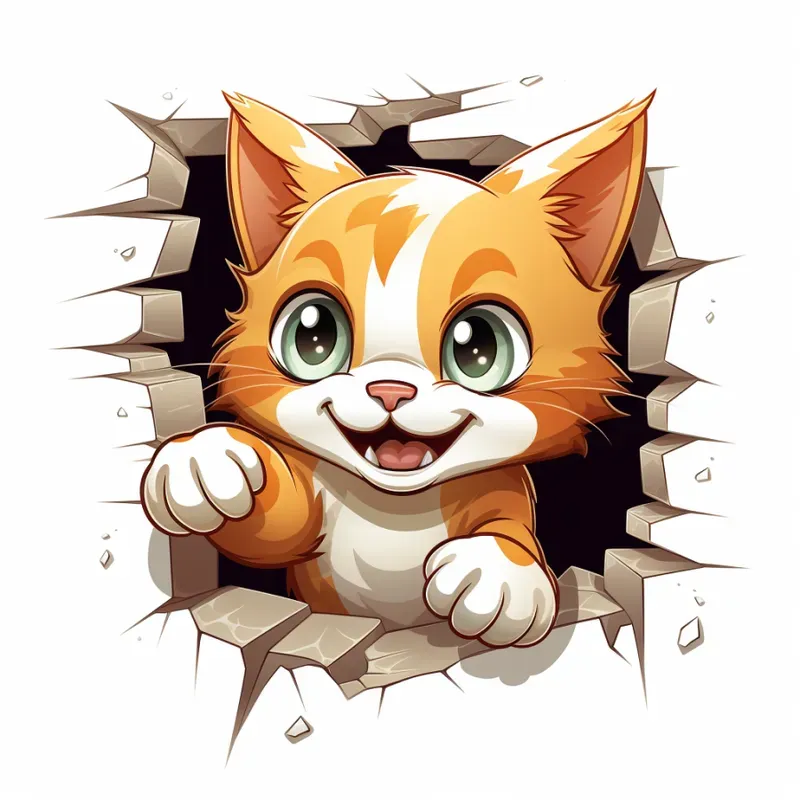 2D Cartoon Stickers Midjourney Prompt | PromptBase