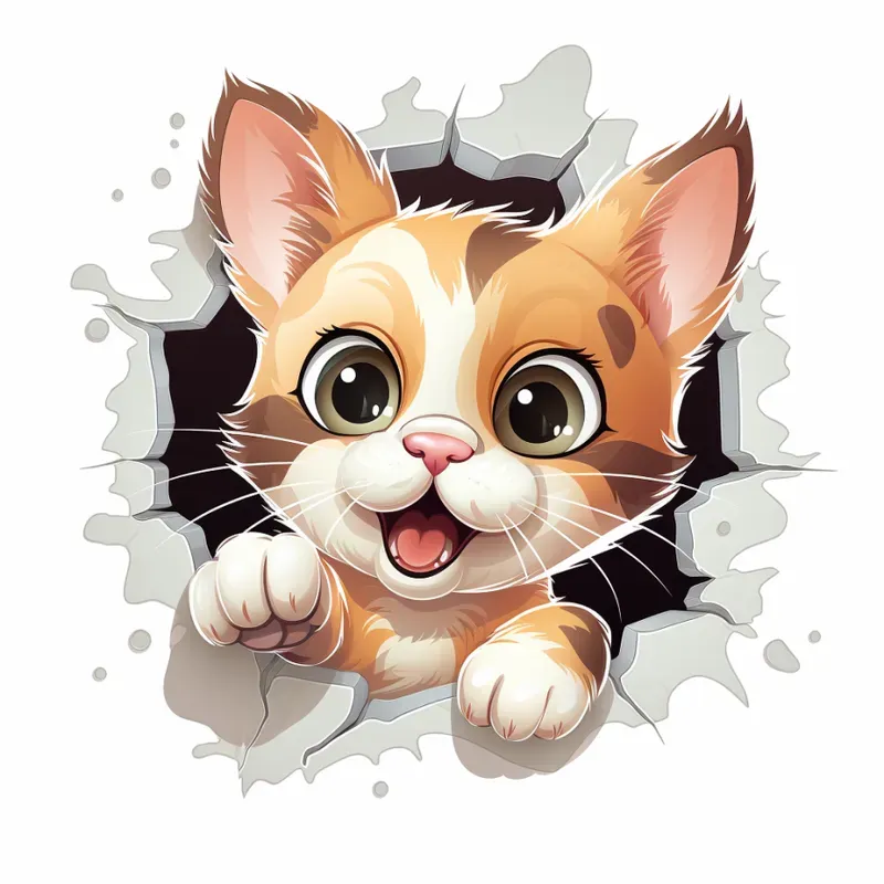 2D Cartoon Stickers Midjourney Prompt | PromptBase