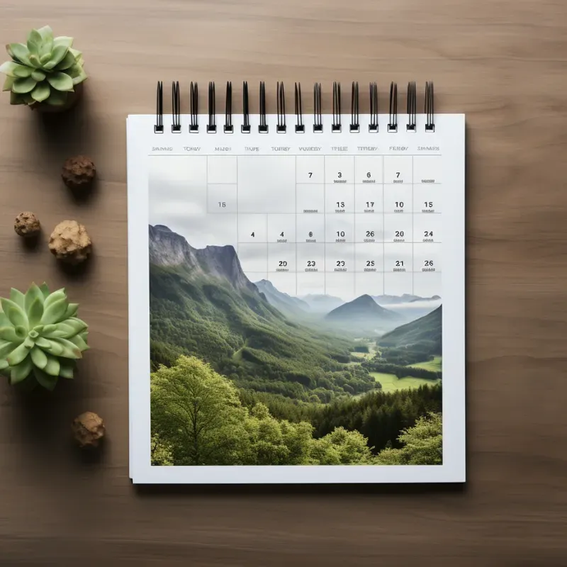Beautiful Calendars Midjourney Prompt | PromptBase