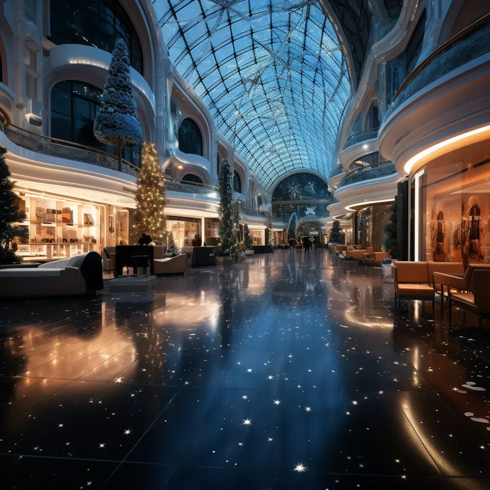 Beautiful Malls Interiors Midjourney Prompt | PromptBase