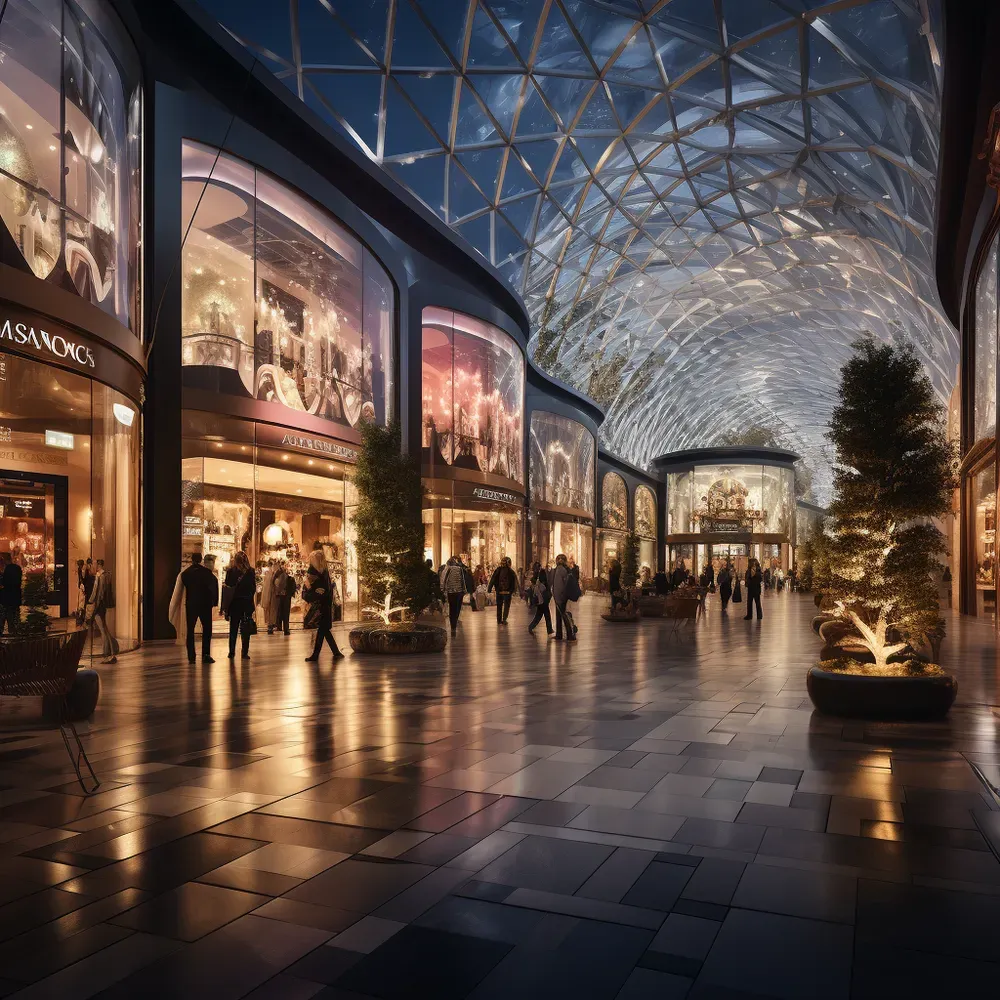 Beautiful Malls Interiors Midjourney Prompt | PromptBase