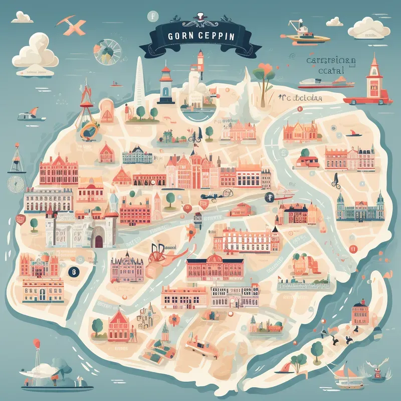 Beautiful Places Maps In Worlds Midjourney Prompt | PromptBase