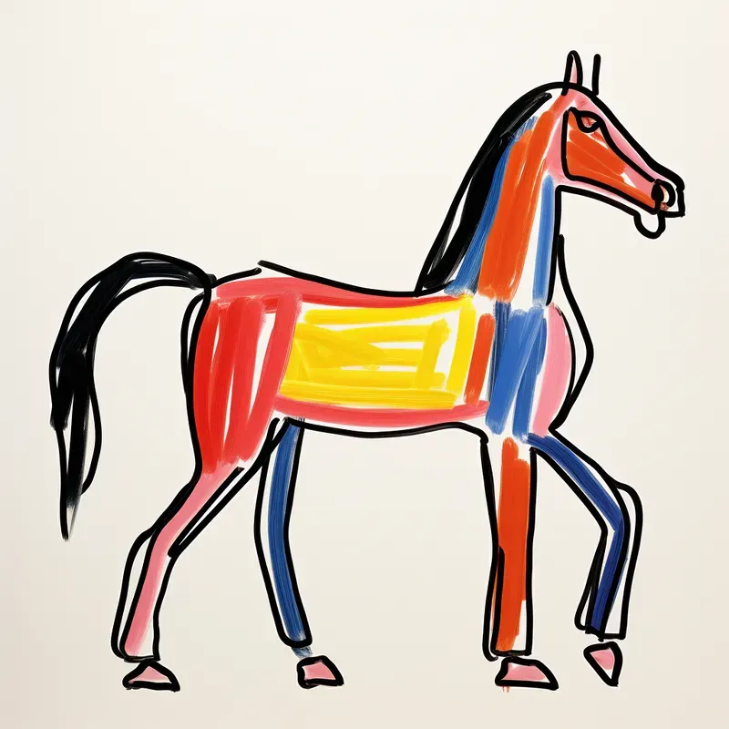 Picasso One Line Drawing Art Midjourney Prompt | PromptBase