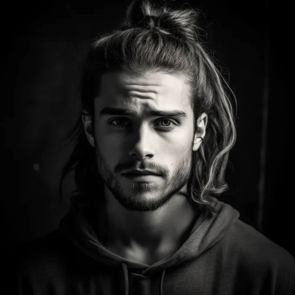 Dramatic Monochrome Portraits Midjourney Prompt Promptbase
