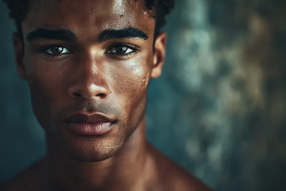 Hyperrealistic Male Portraits Midjourney Prompt | PromptBase