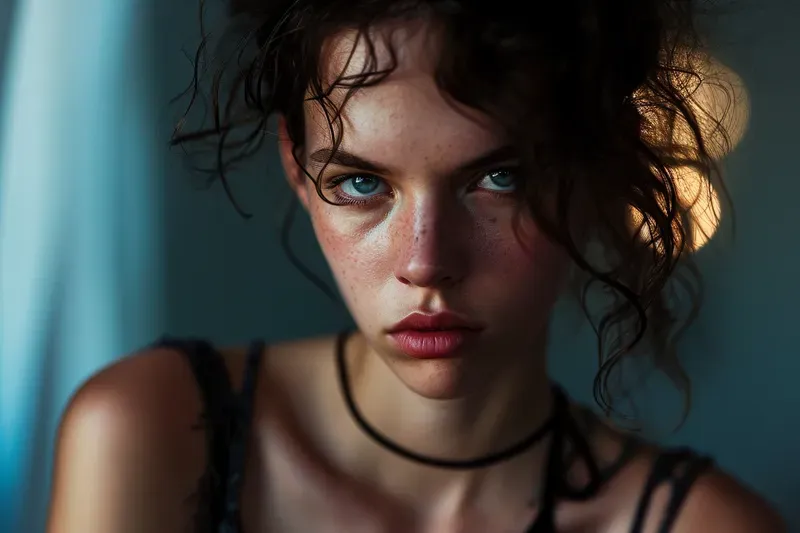 Hyperrealistic Female Portraits Midjourney Prompt | PromptBase