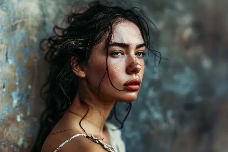 Hyperrealistic Female Portraits Midjourney Prompt | PromptBase