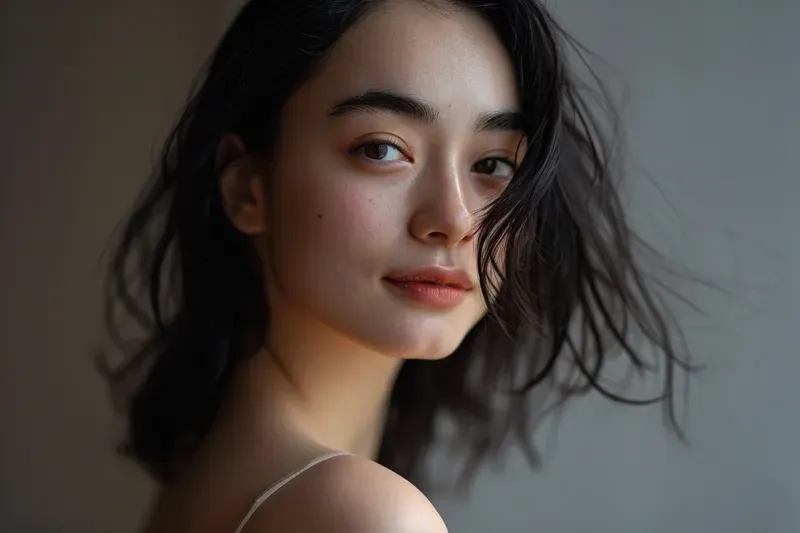 Hyperrealistic Female Portraits Midjourney Prompt | PromptBase