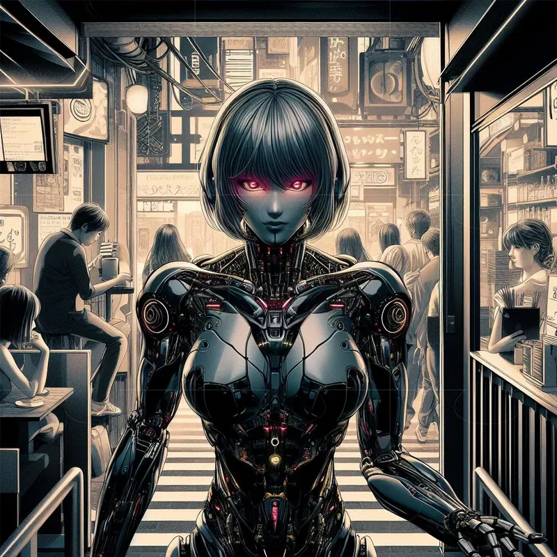 Astounding Cyborg DALL·E Prompt | PromptBase