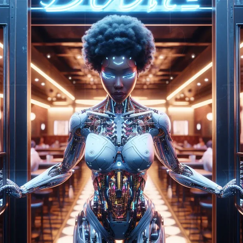 Astounding Cyborg DALL·E Prompt | PromptBase