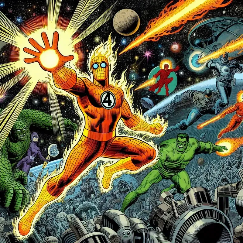 Fantastic Four Powers DALL·E Prompt | PromptBase