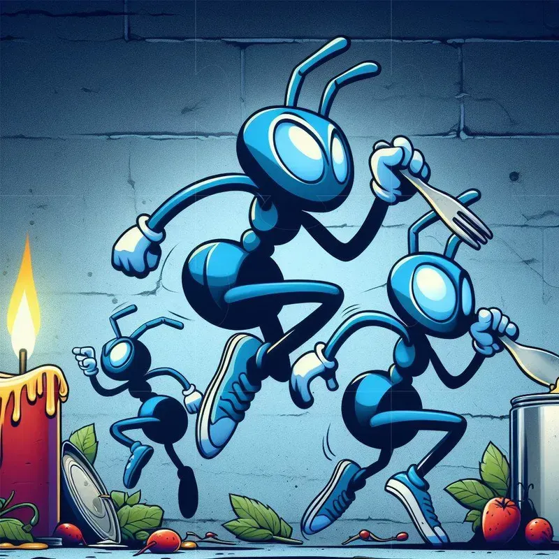 Animated Graffiti Dances Jumps Laughs DALL·E Prompt | PromptBase