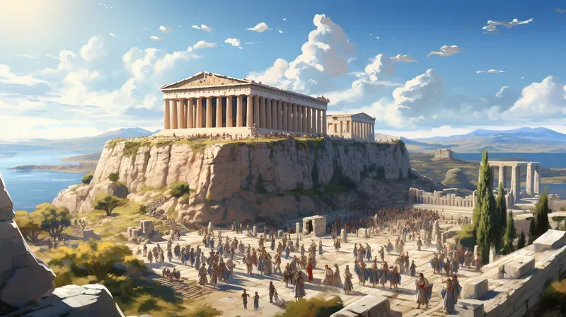 The Glorious Histories Of Ancient Greece Midjourney Prompt | PromptBase