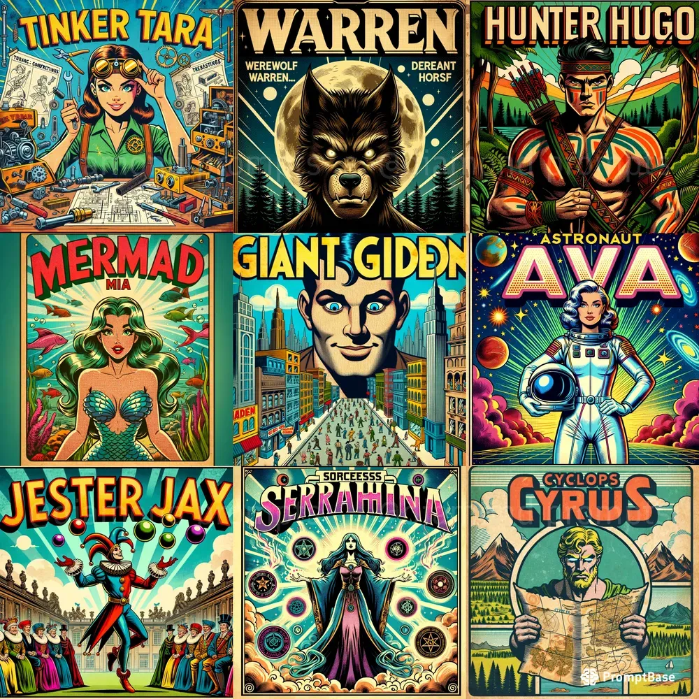 Comic Book Covers DALL·E Prompt | PromptBase