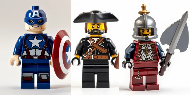 Realistic Lego Minifigures Midjourney Prompt | PromptBase