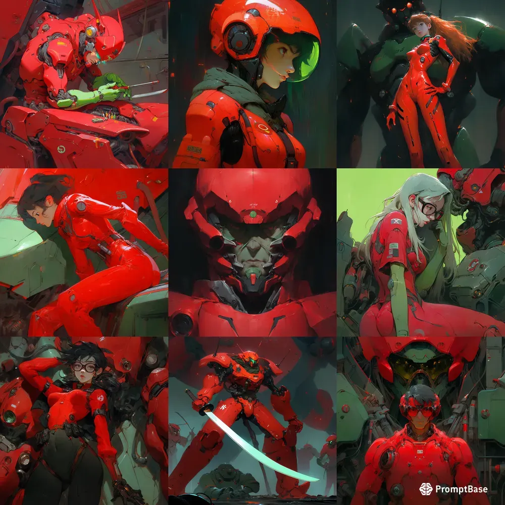 90s Mecha Anime Comic Art Midjourney Prompt | PromptBase