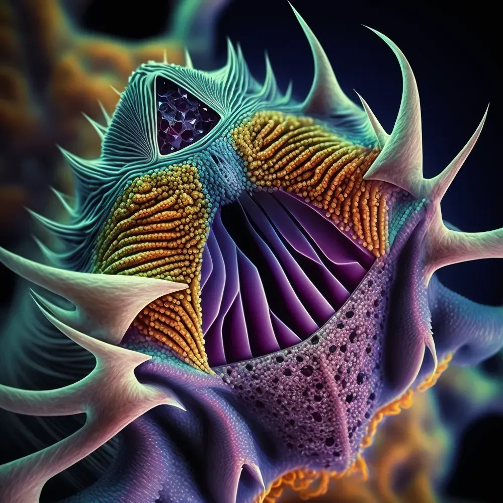 Electron Microscope Photographs Midjourney Prompt | PromptBase