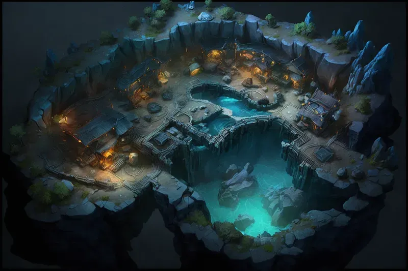 DnD Battle Map Generator Midjourney Prompt | PromptBase