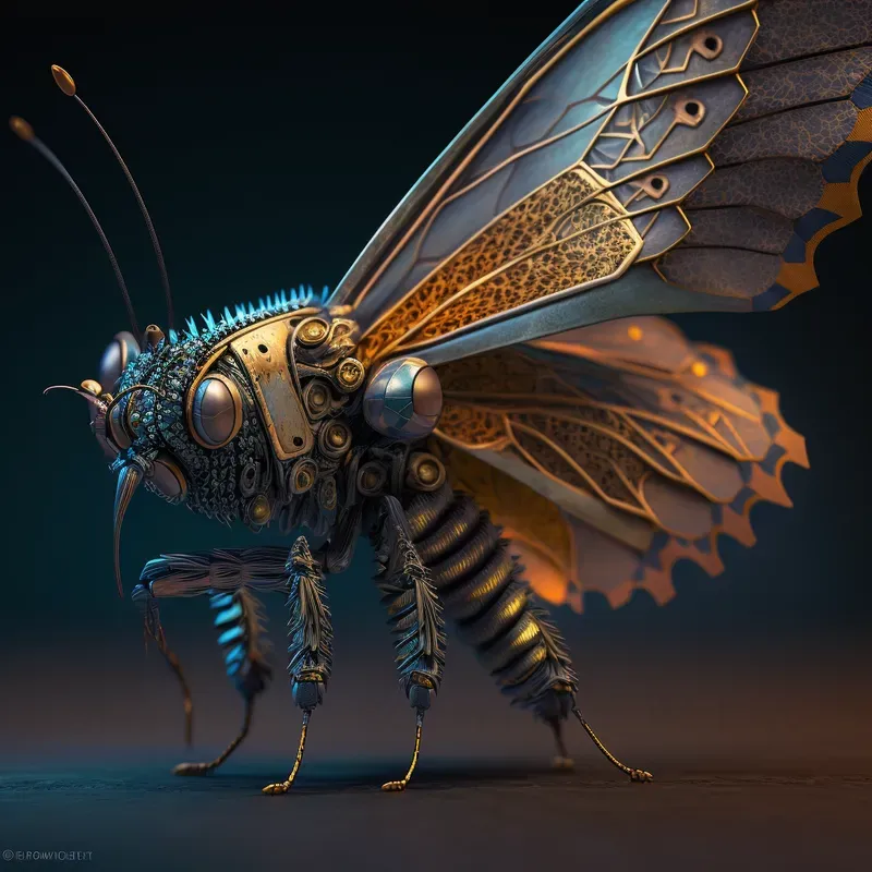 Mechanical Insects Midjourney Prompt | PromptBase
